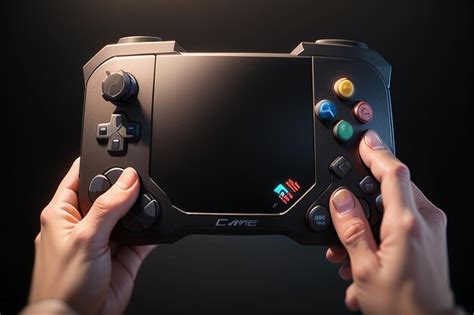 Premium Ai Image Game Console Console Device 3d Rendering Model Handheld Entertainment Offline