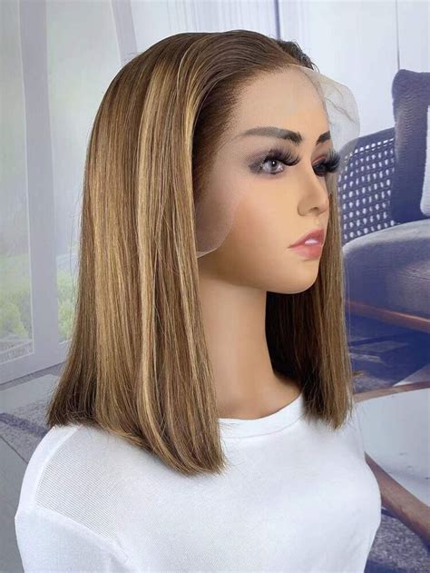 134 Lace Front Bouncy Straight Human Hair Wig