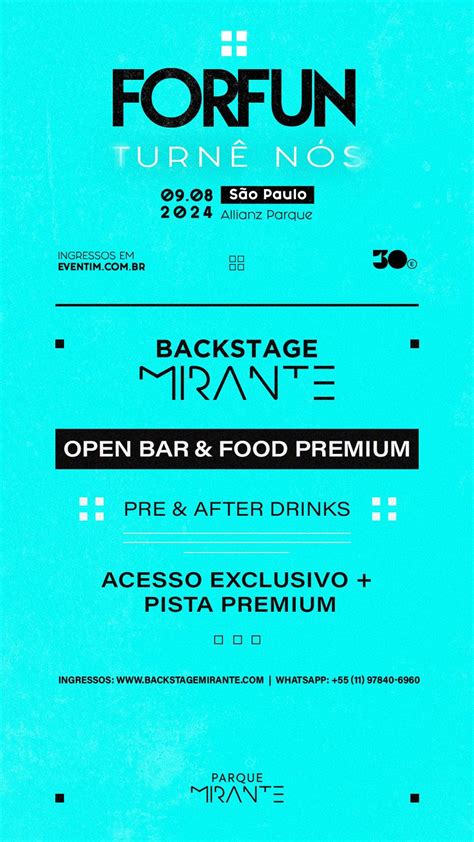 Forfun Turne Nós Backstage Mirante