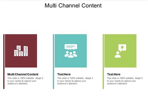 Multi Channel Content Ppt Powerpoint Presentation Layouts Demonstration Cpb PowerPoint