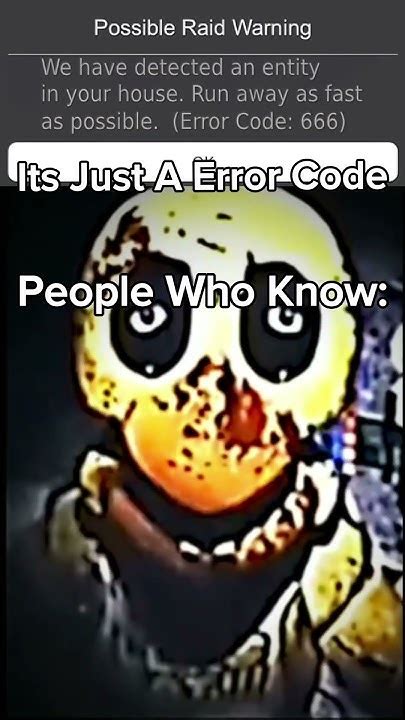 People Who Know Error Code 666 Shorts Trending Roblox Error Code