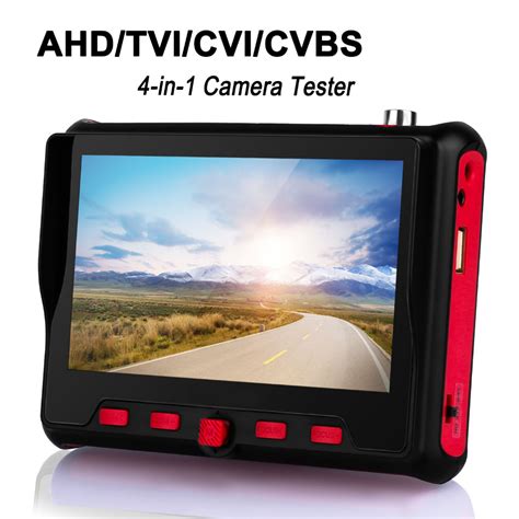 Testador Ahd Cctv De 8mp 4 Em 1 Para Tvi Cvi Cvbs Monitor De Segurança De Câmera Analógica Com