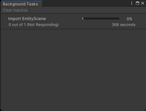 Production Ready Ecs Tries To Import A Subscene With 1 Object For 5