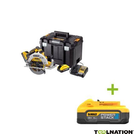 DeWalt DCS573H2T QW XR FlexVolt Advantage Cirkelzaag 190 Mm 18V 5 0Ah