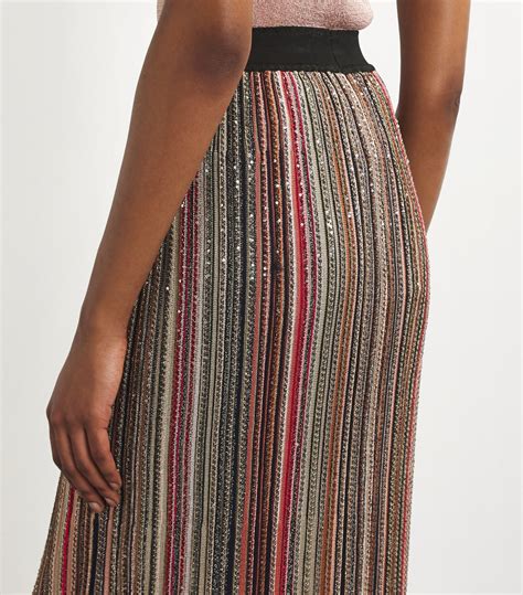 Womens Missoni Multi Sequinned Maxi Skirt Harrods Uk