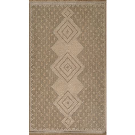 Alfombra Bohemia De Yute Lavable En Machine Beige Marfil X Oranos Maisons Du Monde