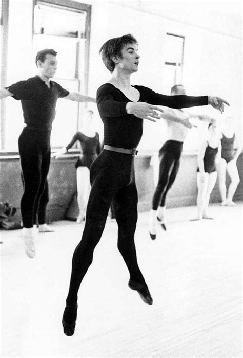 Jack Mitchell Rudolf Nureyev In Dance Class January 24 1962 Signed
