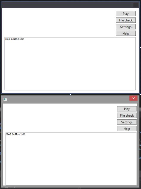 different ui sizing scaling on app and designer wpf r dotnet