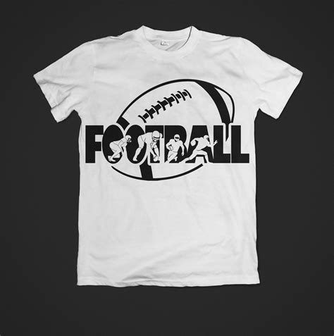 Football Svg Cuts File For Cricut Football Silhouette Vector Etsy