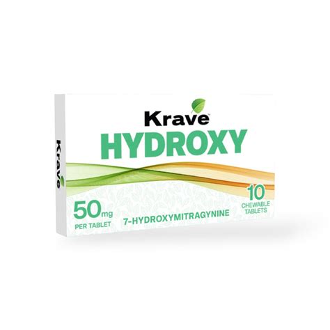 Krave Hydroxy 7 Hydroxy Chewable Tablets 50mg