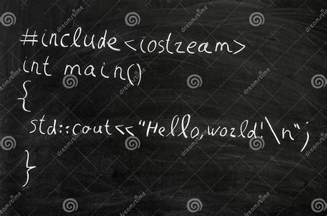 Hello World Stock Image Image Of Program Source Abstract 49800341