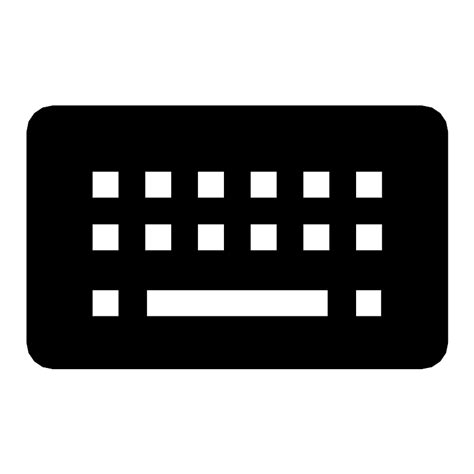 Keyboard Vector Svg Icon Svg Repo