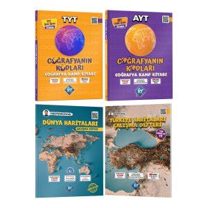 Coğrafyanın Kodları TYT AYT Coğrafya Video Kamp Kitabı ve Türkiye Dünya