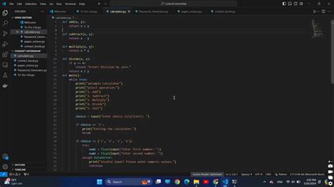 [video] lavanya r on linkedin codsoft internship python