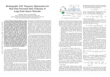 Rechargeable UAV Trajectory Optimization For Real Time Persistent Data
