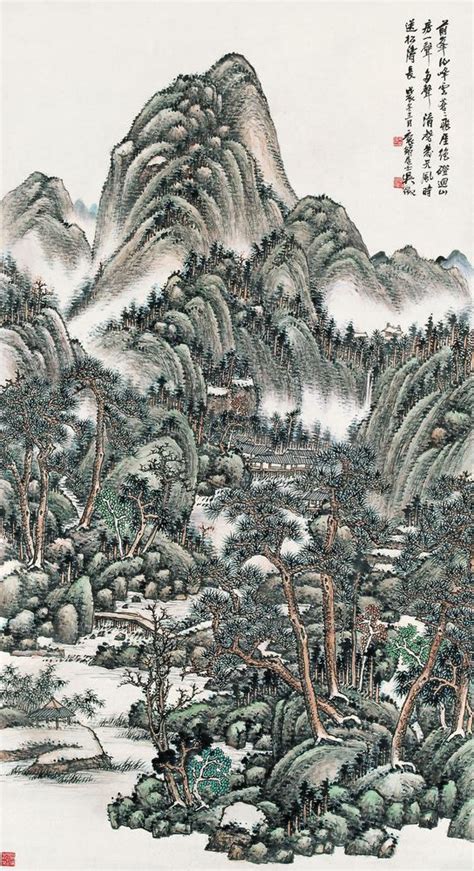 吴徵 1928年作 苍崖松风 立轴上海敬华 2008年春季艺术品拍卖会上海敬华拍品价格图片拍卖专场拍卖会预展拍卖会结果卓克拍卖频道