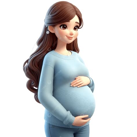 Pregnant Png Cartoon