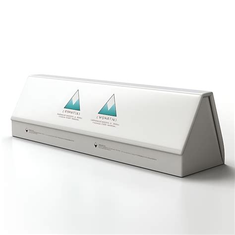 Premium Ai Image Isolated Of Triangular Prism Window Box Folding