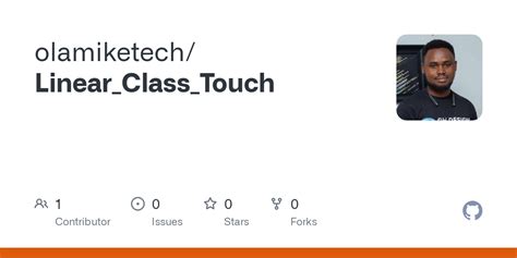 Github Olamiketechlinearclasstouch