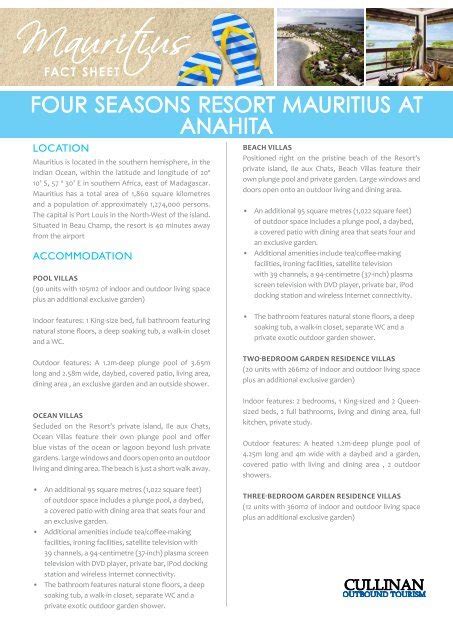Four Seasons Resort Mauritius At Anahita
