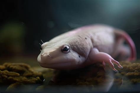 Premium Ai Image Captivating Axolotl With Delicate Gills