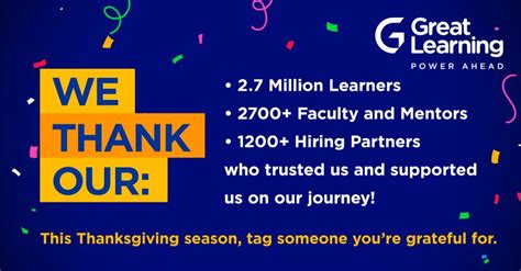 Great Learning Global On Linkedin Career Learning Community Thanksgiving2021 Thanksgiving