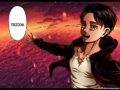 Freedom Panel Coloured Attack On Titan Manga Cool Anime Pictures