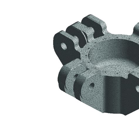 hinge beam finite element model setup a finite element mesh model