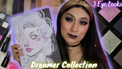 UNEARTHLY COSMETICS DREAMER COLLECTION EYES LOOKS SWATCHES YouTube