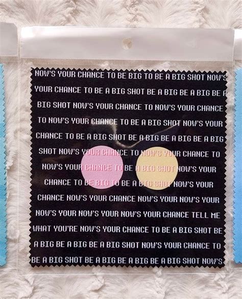 Spamton Big Shot Inspired Glasses Cleaning Cloth 15cm Deltarune Print