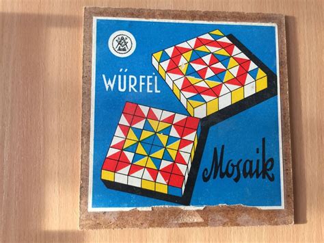 Würfelmosaik S F F 36 Teile In Holzbox Kaufen Auf Ricardo
