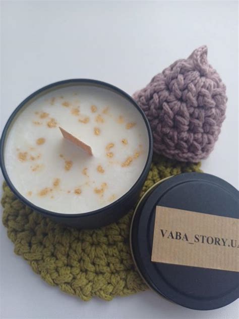 Соєва свічка ваніль праліне — ціна 220 грн у каталозі Свічки Купити товари для дому та побуту