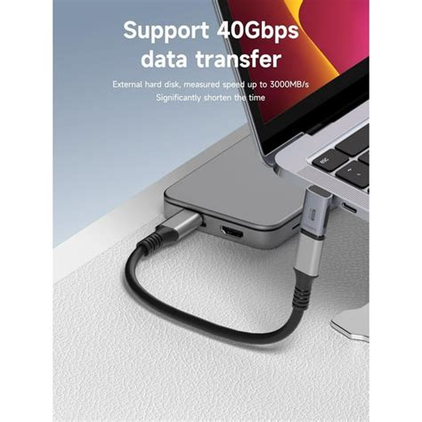 Trahoo 240w 40gbps 8k Usb C Adapter Usb C Male To Usb C Female Adapter