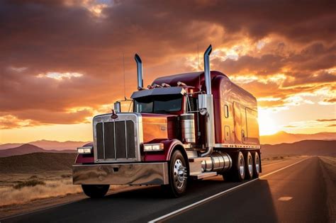 Premium Photo Capturing The Majestic Peterbilt 379 An Iconic American