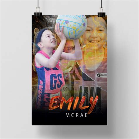 Netball Poster Inferno Action Sports Posters