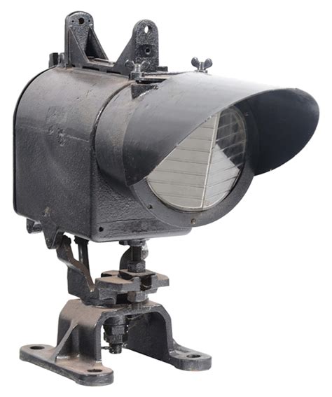 Lot Detail Single Aspect Railroad Signal