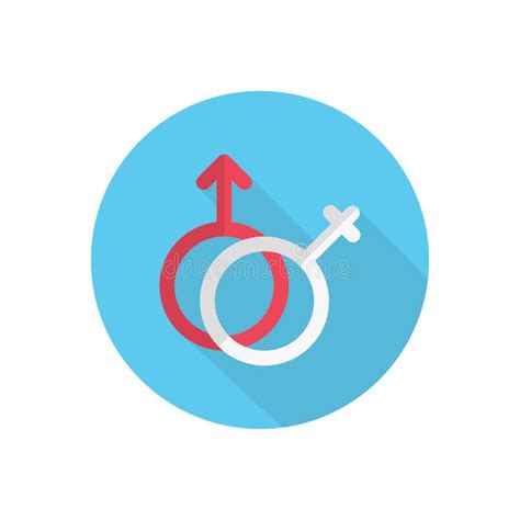 Gender Vector Flat Color Icon Stock Vector Illustration Of Girl Couple 194476887