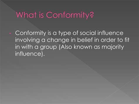 Ppt Conformity Powerpoint Presentation Free Download Id4314097