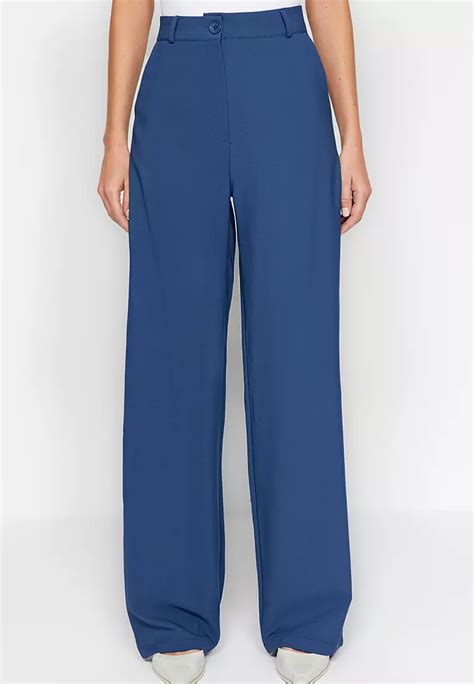 Jual Trendyol High Waist Trousers Original 2024 Zalora Indonesia