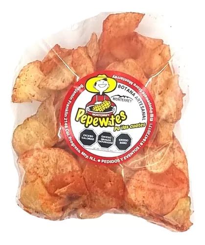 Papas Fritas Sabor Queso Cheddar 70g Pepewates Deliciosas Mercadolibre