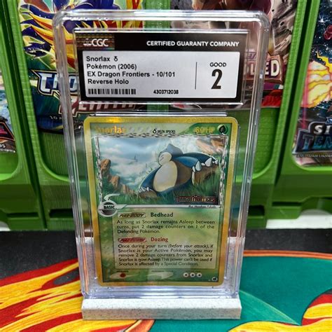Cgc 2 Snorlax δ 10101 Ex Dragon Frontiers Saplingsix Llc