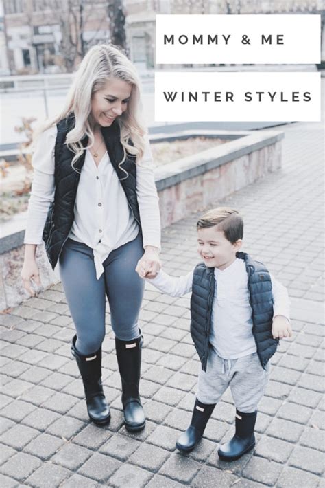 Mommy And Me Outfits Winter Style • Covet By Tricia