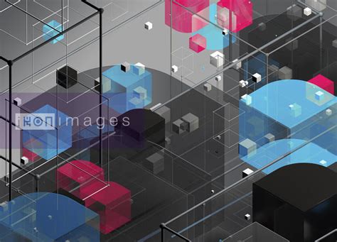 Stock Illustration Of Abstract Three Dimensional Geometric Structure Ikon Images