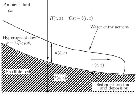 Sketch Of Hyperpycnal Flow Download Scientific Diagram