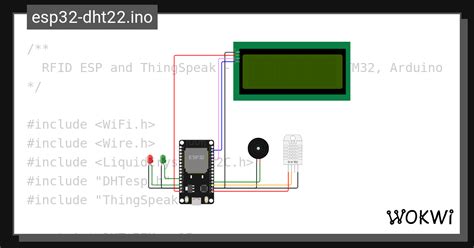 Rfid Esp And Thingspeak Copy Wokwi Esp32 Stm32 Arduino Simulator