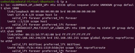 ifconfigとnetstatはipとssです CodeAid Labコードエイドラボ