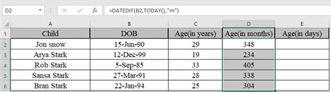 How To Calculate Years Months Days Elapsed From A Certain Date In