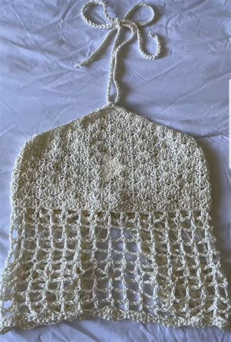 Crochet Halter Top Tutorial By Madebykami Diy Fashion Patterns