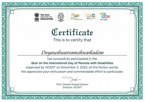 Dnyaneshwar Kadam On Linkedin Idpwd Inclusionmatters Educationforall Quizparticipation