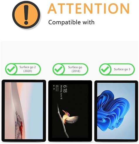 Buy For Microsoft Surface Go 3 Surface Go 2 Tempered Glass Screen
